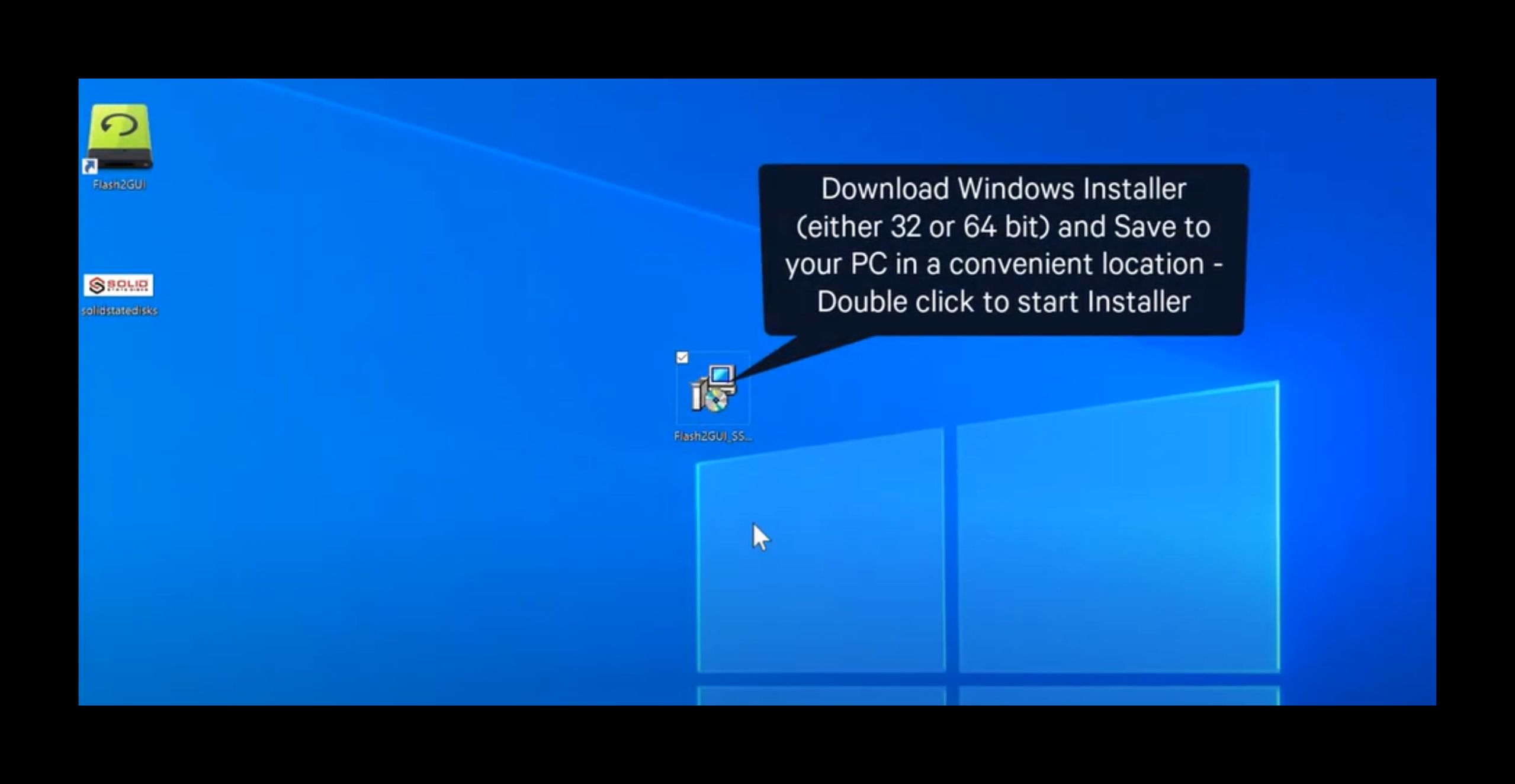 Chapter 1: Part 1 - Installing Flash2GUI Software - Solid State Disks ...