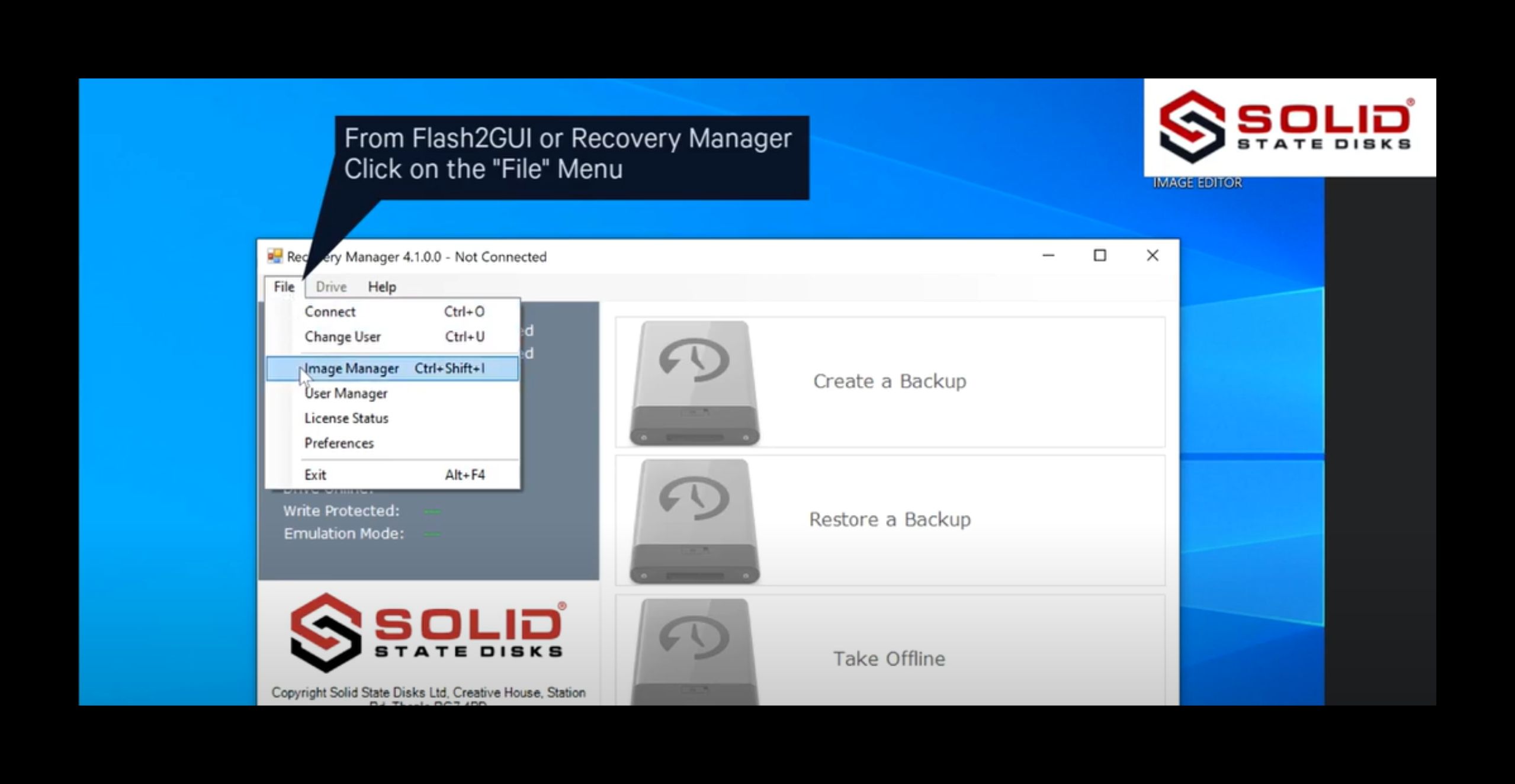 Chapter 2: Part 1 - Image Manager Overview - Solid State Disks Ltd (SSD)